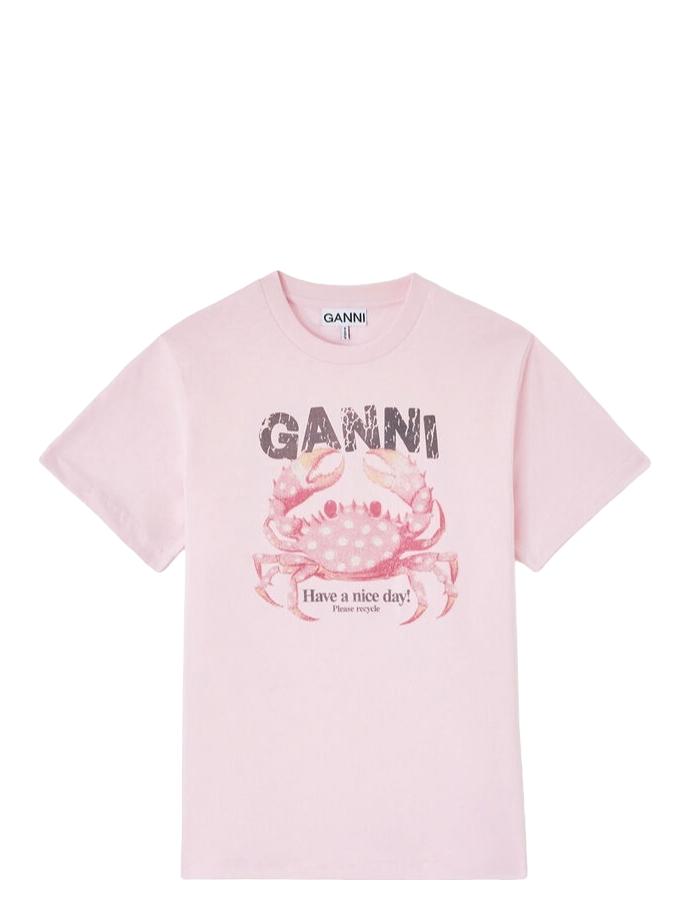 GANNI GANNI Graphic Crab T-shirt